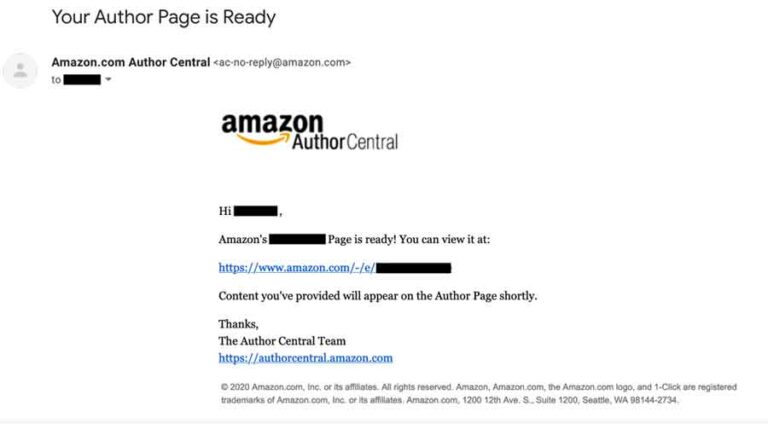 How To Create An Amazon Author Central Account Step By Step